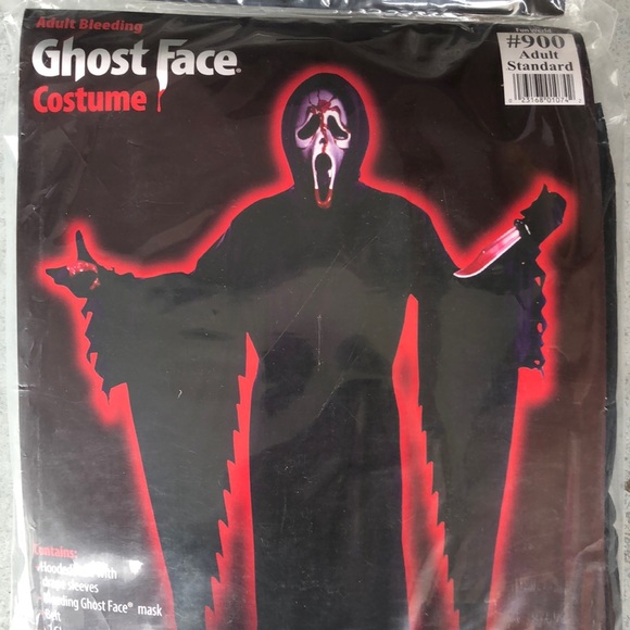 Fun World | Other | Ghost Face Adult Bleeding Costume New | Poshmark